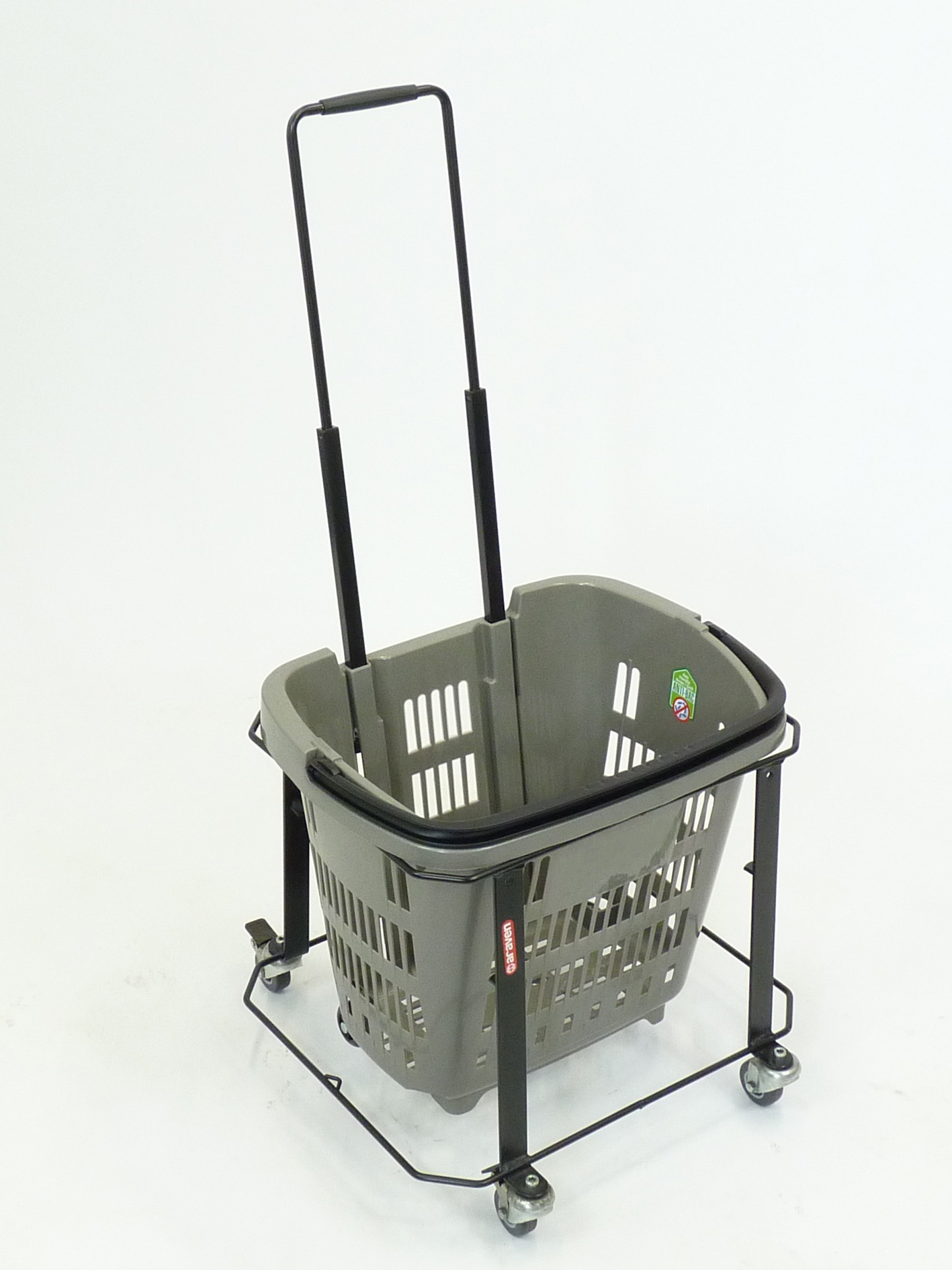 Mobile Rolling Shopping Basket Stacker